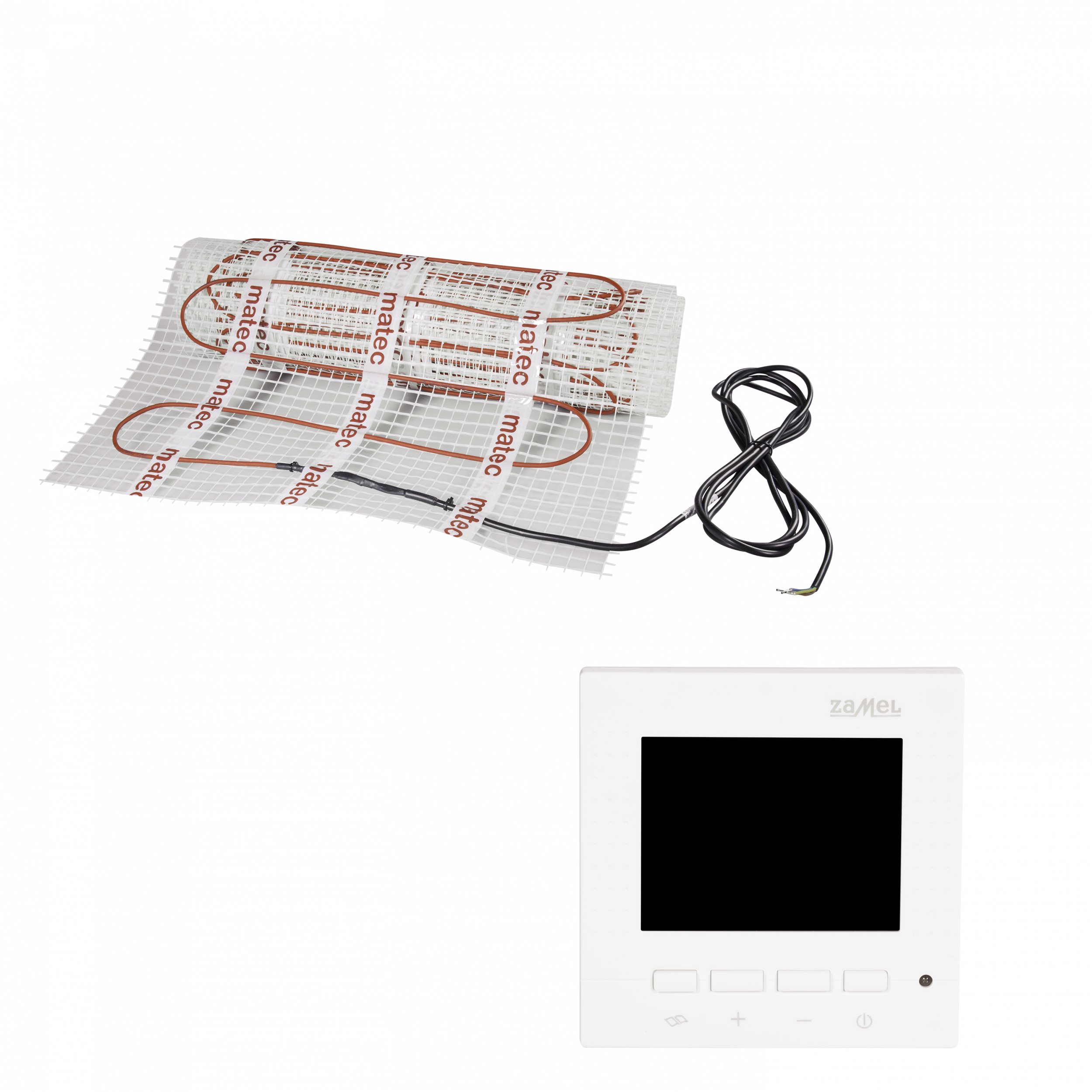 Heating mat SET - single side powered (2-wire) 150W/m2 STANDARD-PLUS ...